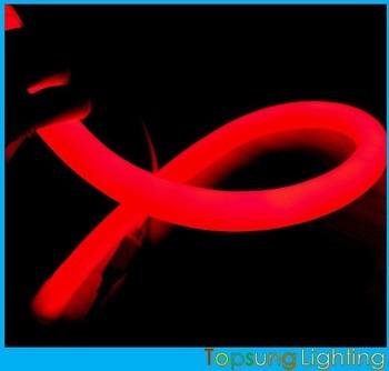 China super bright red led neon flex light 220v 25mm for outdoor decoration for sale