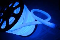 China blue 360 round neon flex light 24v 100leds/m for outdoor round diameter 25mm for sale