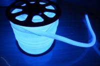 China blue 360 round neon flex light 24v 100leds/m for outdoor round diameter 25mm for sale
