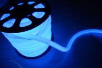 China blue 360 round neon flex light 24v 100leds/m for outdoor round diameter 25mm for sale
