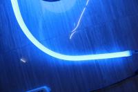 China blue 360 round neon flex light 24v 100leds/m for outdoor round diameter 25mm for sale