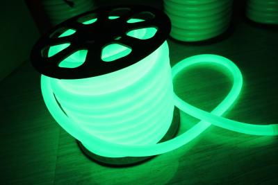 China new design 24v ip67 waterproof green 100leds/m 360 round neon flex lights for sale