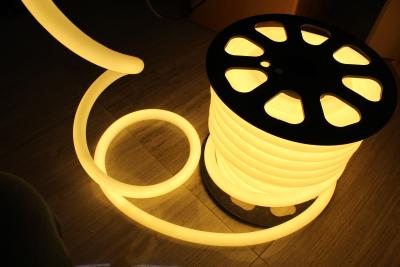 China energy efficiency 24v 25mm 360 degree round warm white ip67 led neon flex lights ribbon for sale