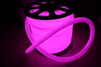 China 220v purple 360 degree round 100leds/m led neon flex light for building for sale