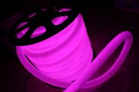 China 220v purple 360 degree round 100leds/m led neon flex light for building for sale