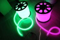 China 220v purple 360 degree round 100leds/m led neon flex light for building for sale