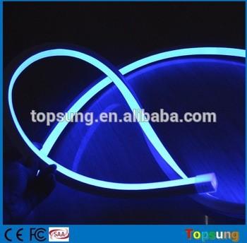 China 24v blue color decoration square led neon flex lights  pvc tube for garden for sale