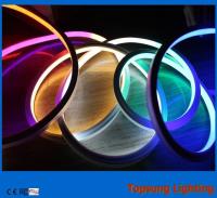 China top quality square blue  neon flexible light 110v 120leds/m for outdoor building for sale
