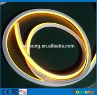 China promotional 24v 120leds/m yellow square led neon flex light ip67 waterproof for sale