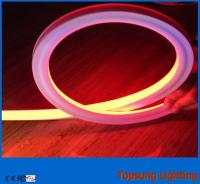 China fashionable square red 220v neon light ip67 120leds/m for outdoor building for sale