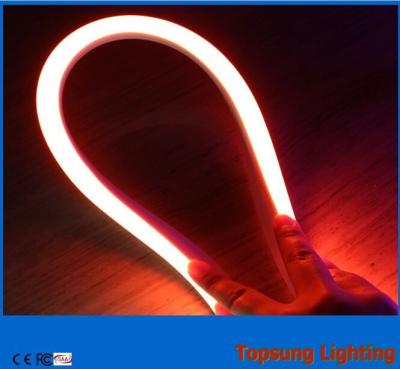 China fashionable square red 220v neon light ip67 120leds/m for outdoor building for sale