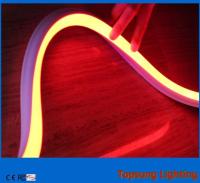 China fashionable square red 220v neon light ip67 120leds/m for outdoor building for sale