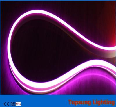 China decorative bi-side led neon flex lights purple color 24v for building for sale