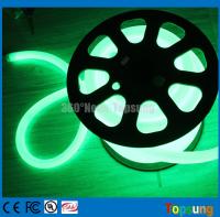 China 82 feet spool green led neon flex tube light round 12v for room for sale