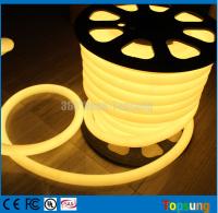China 25meter spool 12V DC 360 degree round warm white led flex neon lights for letter for sale