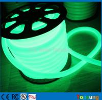 China 82 feet spool green led neon flex tube light round 12v for room for sale
