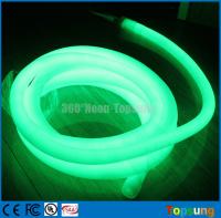 China 25m roll green pvc 360 degree led neon flex for bridge for sale