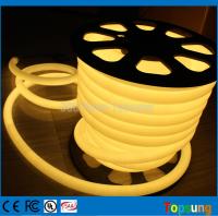 China 25M spool 12 Volt 360 degree round warm white led flex neon strip for room for sale