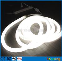 China 25M spool 360 degree white led neon flexible light 12v for room for sale