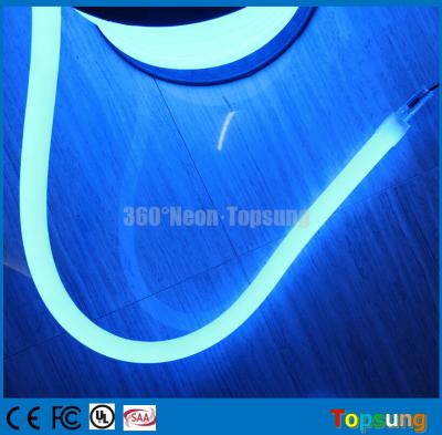 China 82' spool 12V 360 degree round blue led neon tube flexible for pool for sale