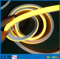 China Anti-UV Milky White PVC Yellow LED Neon Flex Light For Decoration for sale