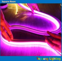 China high quality led light 240v pink square 16*16m led neon flex rope for sale