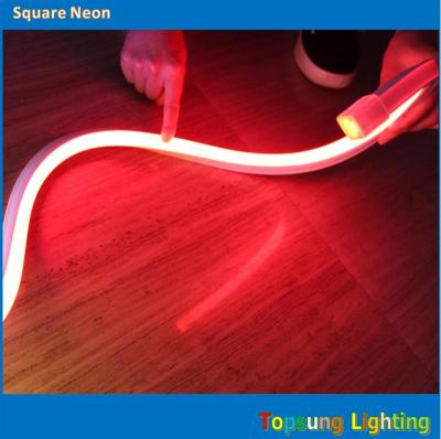 China Amazing red square 12v flexible LED neon strip 16*16mspool for sale