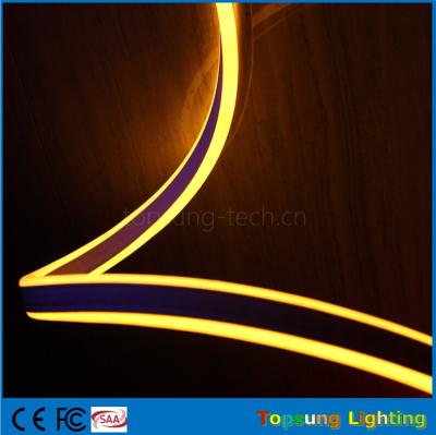China Pretty 230V double side emitting yellow led neon flexible strip for outdoor for sale