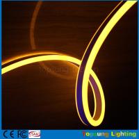 China Pretty 230V double side emitting yellow led neon flexible strip for outdoor for sale