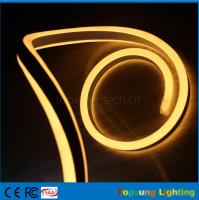 China Pretty 230V double side emitting yellow led neon flexible strip for outdoor for sale