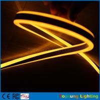 China pretty 110V double side emitting yellow led neon flexible strip for outdoor for sale