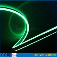 China 2016 new design 24V double side green color led neon flexible strip for buildings for sale