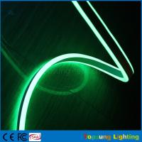 China 2016 new design 24V double side green color led neon flexible strip for buildings for sale