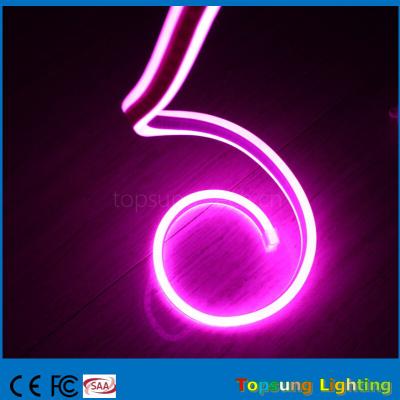 China 110V Double Side Pink Neon Flexible Strip Light For Buildings for sale