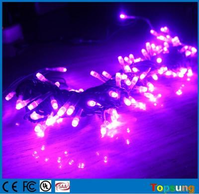 China Strong PVC purple christmas led lights outdoors 12v connectable for sale