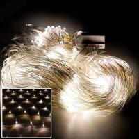 China Top View 120v fairy buy christmas lights net for garden for sale