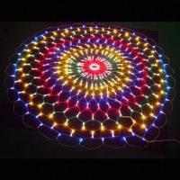 China Flat emitting 220v fairy christmas led lights net CE ROHS approval for sale