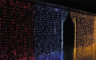 China Hot sale new designed 24 Christmas curtain decorate light for outdoor for sale