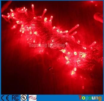 China Best selling 220V red led twinkle fairy Christmas string lights 10m for sale