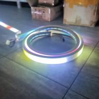 China 50mm rectangle recessed led linear light system lighting luces navideas 5050 rgbw digital luces led neon for sale