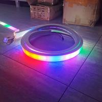 China 40mm Pixel Spi Led Neon Dmx512 chasing light running water led strip  neon pixel strip dmx for sale
