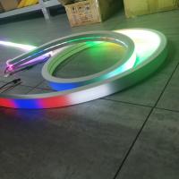China Amazing Topsung 5050smd 60leds/m 24v rgbw led neon rgb addressable neon strip 12v flex for sale