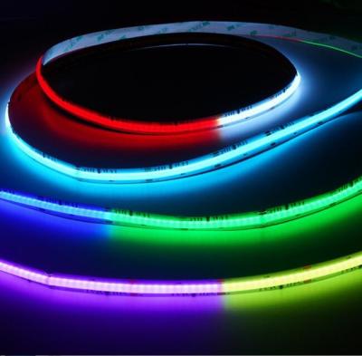 China Digital Rgb Cob Led Strip 3 Years Warranty Ce Rohs Dream Color Pixel Rgbic Ws2811 led strips lighting for sale