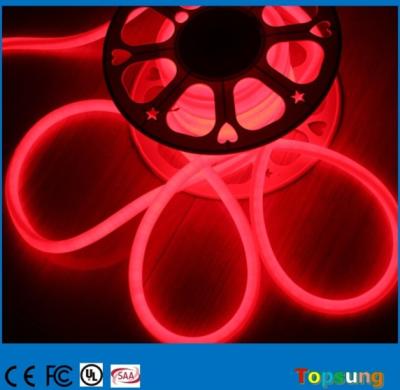 China red color 360 degree 16mm round led neon flex lights 110V IP67 for outdoor Christmas decoration for sale