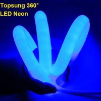 China 25M spool 12V blue 360 degree led neon rope light for room for sale
