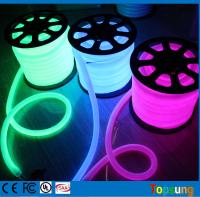China 82 feet spool 24V 360 degree purple led neon lights for rooms dia 25mm round Wholesaler for sale