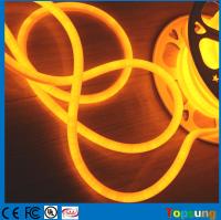 China 16mm customized LED neon sign 24V 360 degree round led Christmas lights yellow for sale