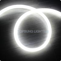 China 360 degree round 16mm customize DMX led neon flex light white 110V for sale