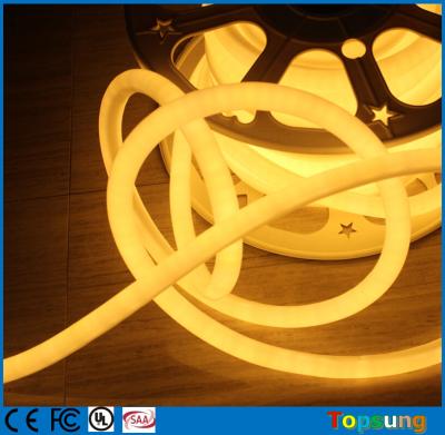 China Warm white 16mm 360 degree round led neon tube PVC led decoration neon 110v for sale