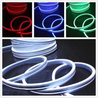 China rgb led neon flex 11*19mm flat emitting surface 220V neon tube Christmas light for sale